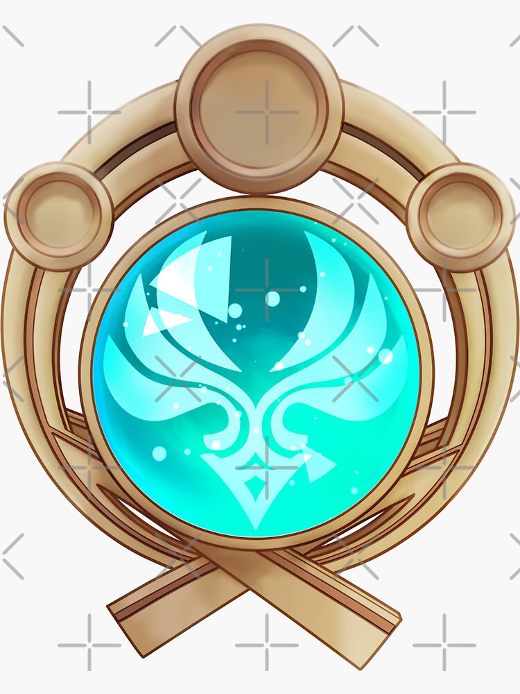 "Genshin Impact Inazuma Anemo Vision" Sticker for Sale by chaiimu ...