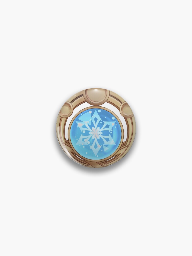 "Genshin Impact Inazuma Cryo Vision" Pin for Sale by chaiimu | Redbubble