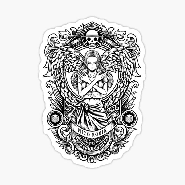 "Nico Robin " Sticker for Sale by IwanMust | Redbubble