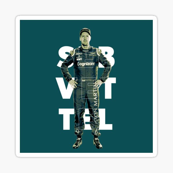 "Sebastian Vettel" Sticker for Sale by filastrocca | Redbubble