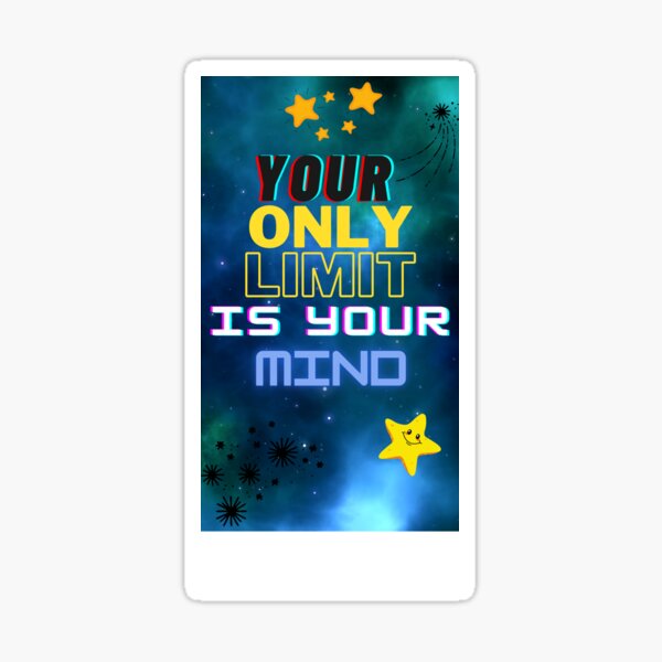 "No Limits" Sticker by BeautifulColor | Redbubble