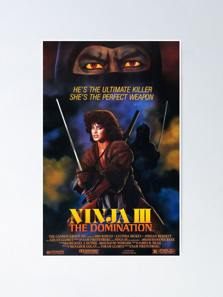 1984 Ninja 3 Original Movie Poster Folded Music & Movie Posters Prints ...