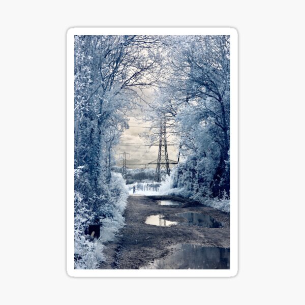 "Pylon Through The Trees (Infrared)" Sticker for Sale by GoonooFish ...