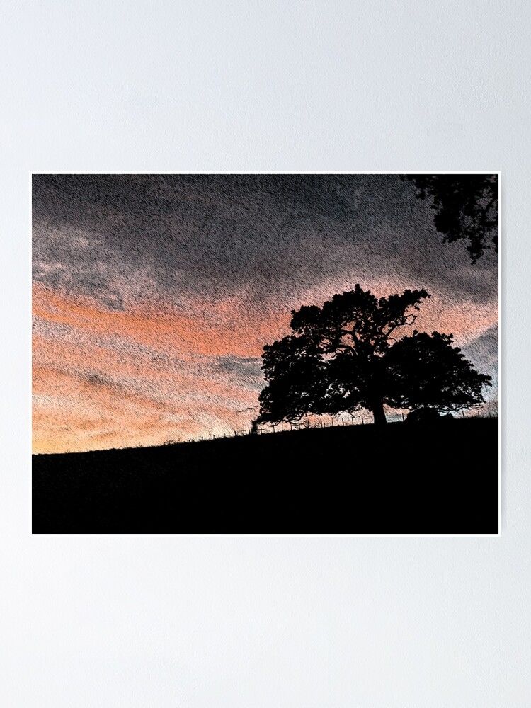"The oak tree" Poster by Rozanka | Redbubble