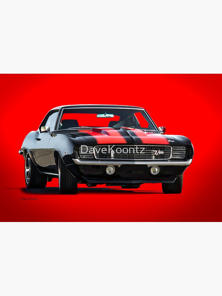 "1969 Chevrolet Camaro Z28" Sticker for Sale by DaveKoontz | Redbubble
