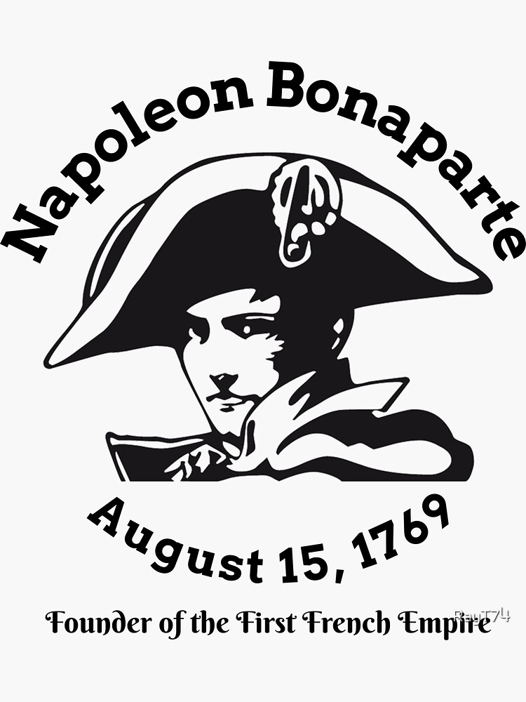 "Napoleon Bonaparte" Sticker for Sale by RayT74 | Redbubble