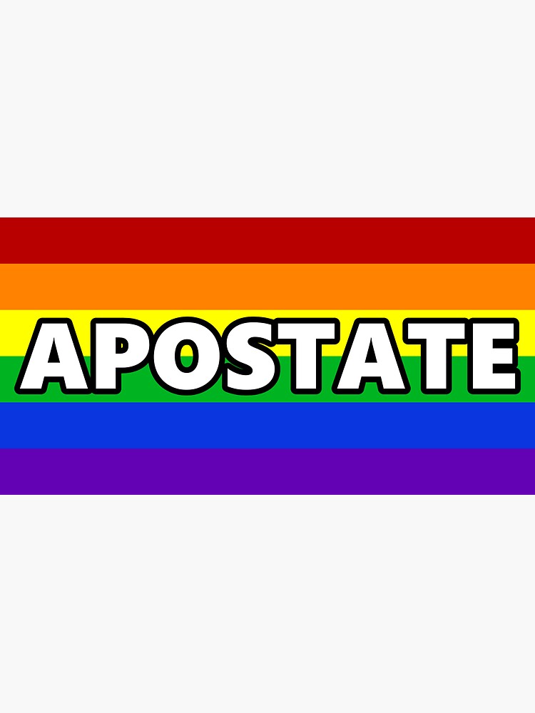 "Apostate Pride Flag" Sticker by vakariandesigns | Redbubble