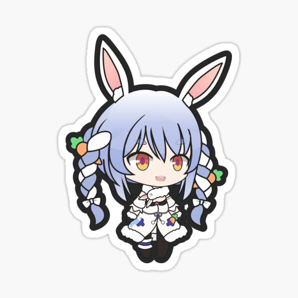 Pegatina «Usada Pekora - Hololive» de KyraWaifu | Redbubble