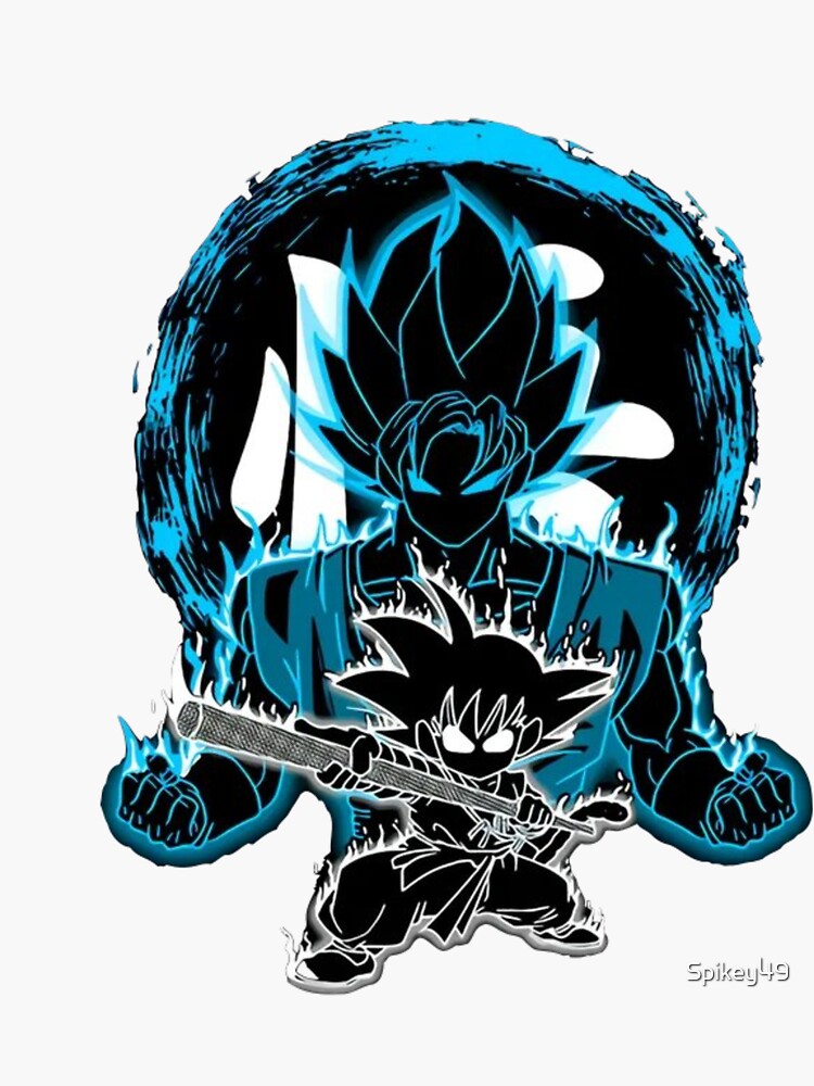 "Super sayan prodigy Goku" Sticker for Sale by Spikey49 | Redbubble