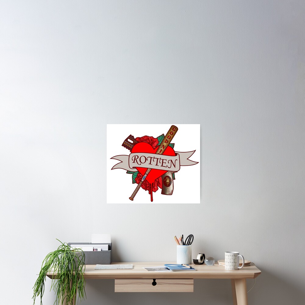 "Rotten logo" Poster by arayatees | Redbubble
