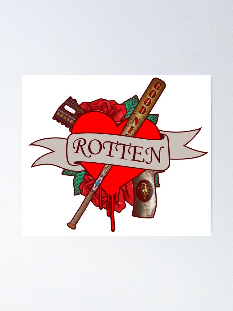 "Rotten logo" Poster by arayatees | Redbubble