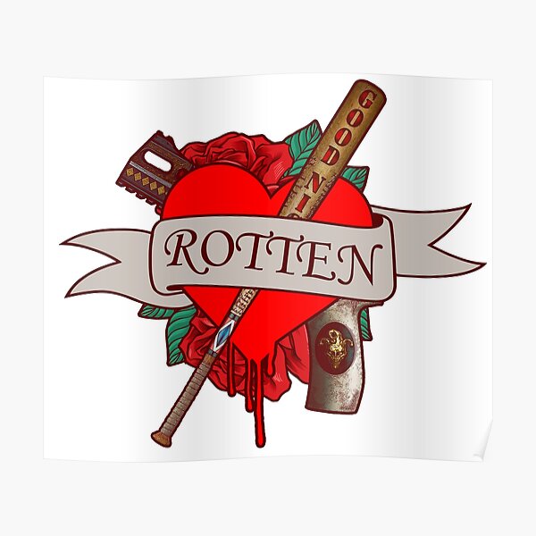 "Rotten logo" Poster by arayatees | Redbubble