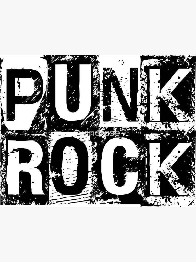 "Punk Rock" Sticker for Sale by windrose | Redbubble
