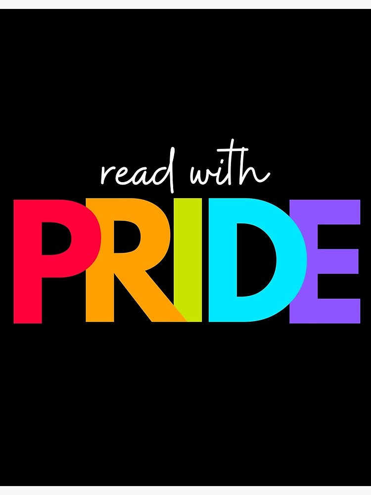 "Read With Pride" Poster for Sale by YANovelDesigns | Redbubble