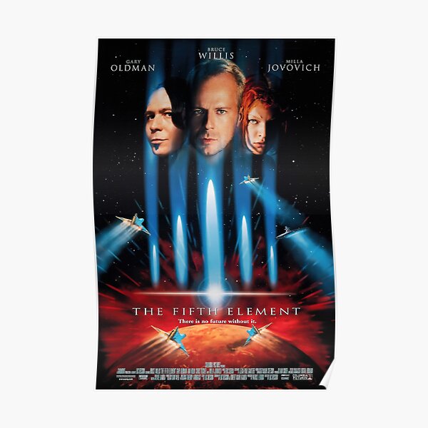 Vintage 1997 Fifth Element Film Movie Poster Australian Poster First ...