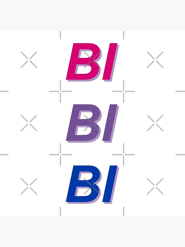 "Bi Bi Bi Pride Flag NSYNC Vertical Text with Purple Shadow ...