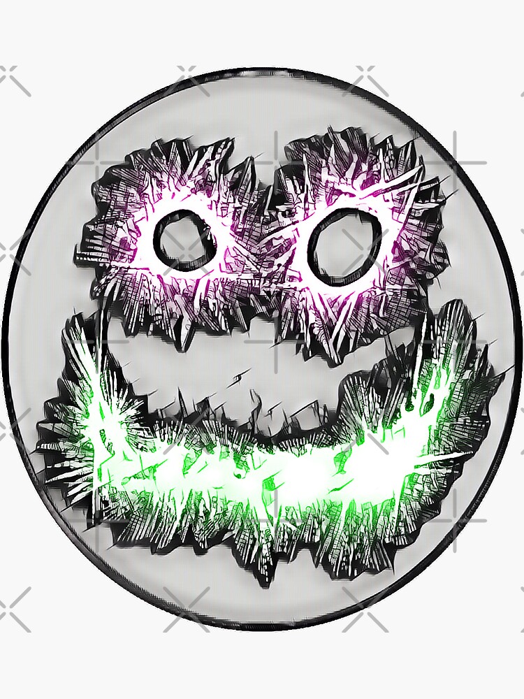 "creepy smiley" Sticker for Sale by Jessiecrow87 | Redbubble
