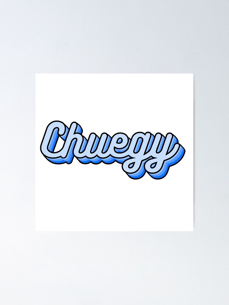 "Shades of Blue Chuegy" Poster by EuropaPrints | Redbubble