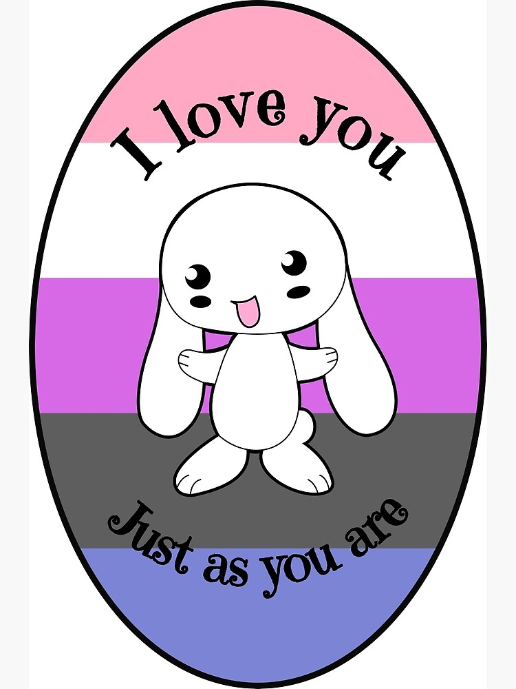 Genderfluid Kawaii Pride Flag Canvas Print For Sale By The Unicorn