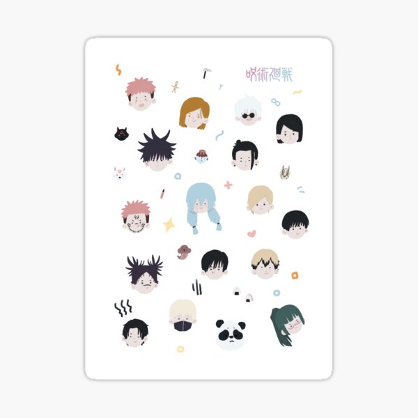 "jjk stuff..." Sticker for Sale by leadsan | Redbubble