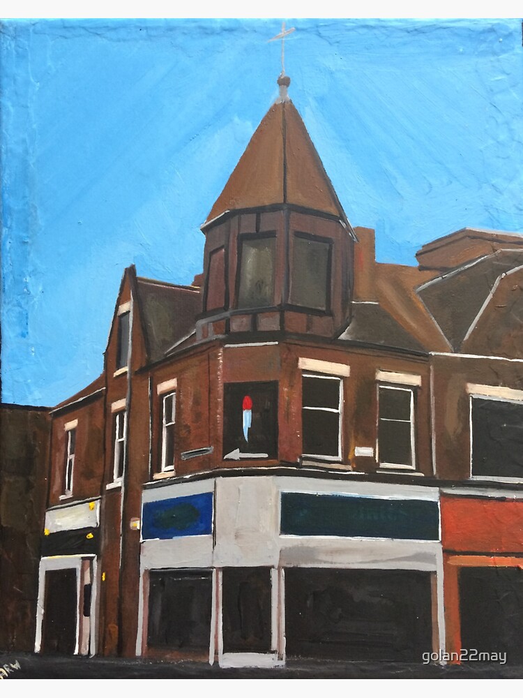 "Hull, Street Corner and Empty Shop" Sticker by golan22may | Redbubble