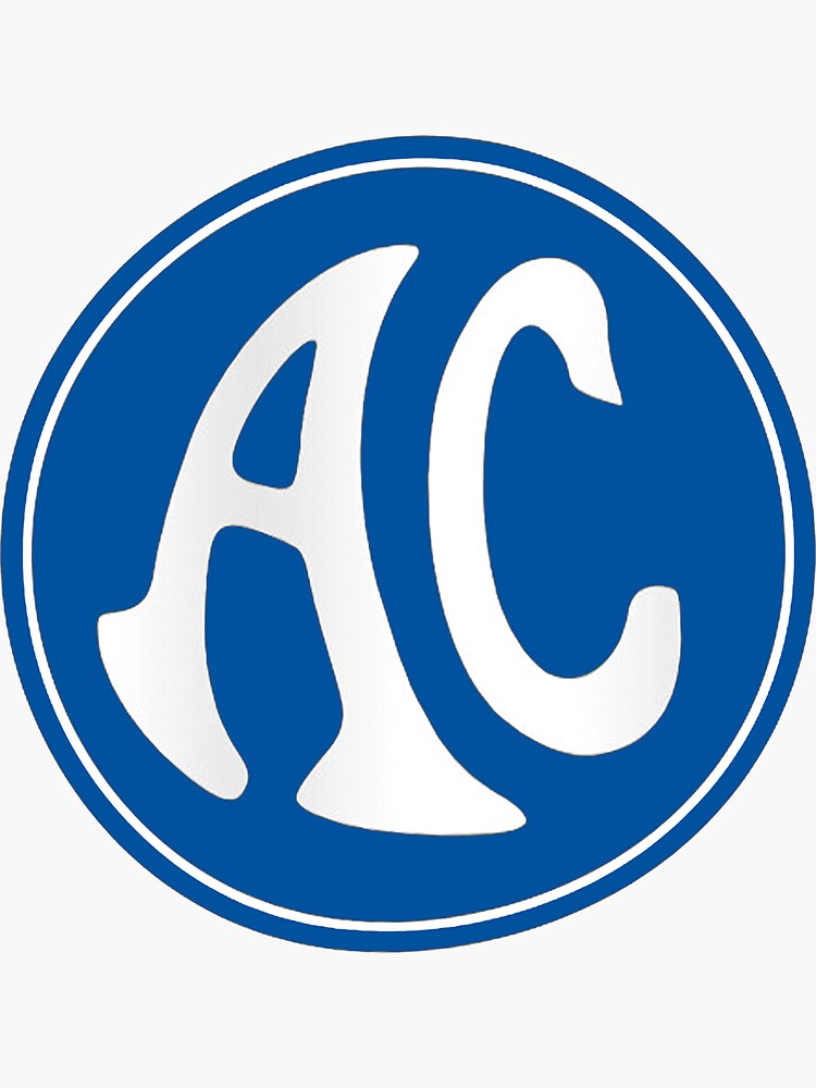 "AC CARS ORIGINAL SIGN" Sticker by Aspretto | Redbubble