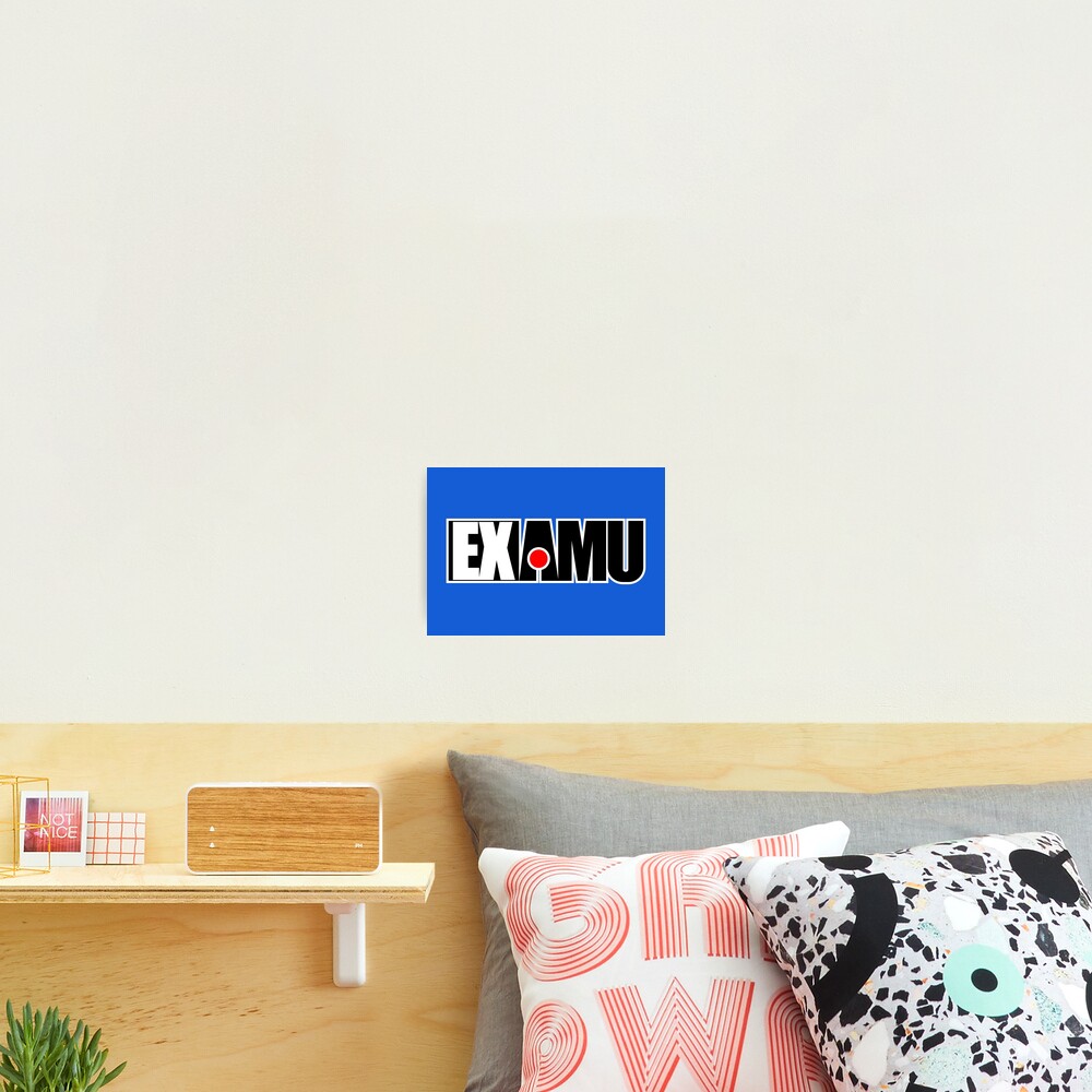 "Examu (エクサム) Logo" Photographic Print by RubenCRM | Redbubble