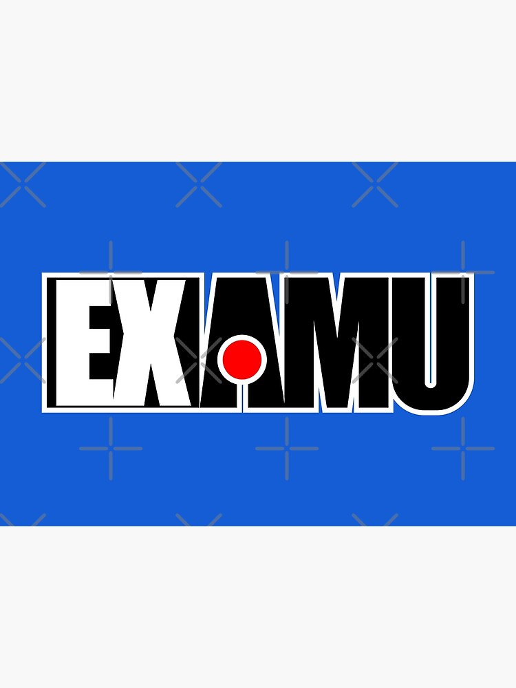 "Examu (エクサム) Logo" Poster for Sale by RubenCRM | Redbubble