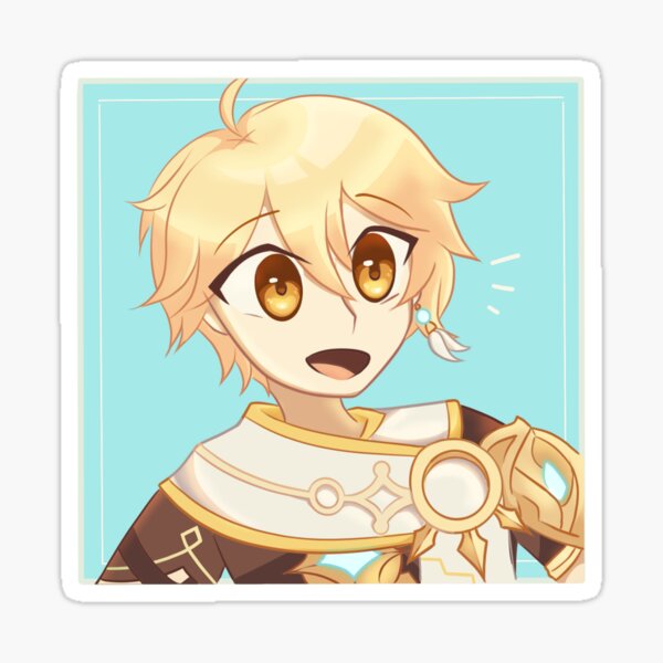 "Happy aether!! Genshin impact" Sticker for Sale by Hyperwashere ...