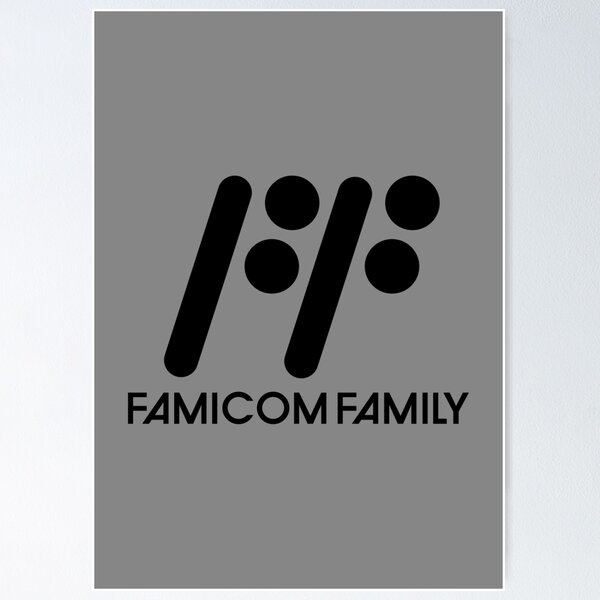 "Famicom Family Logo" Poster for Sale by RubenCRM | Redbubble