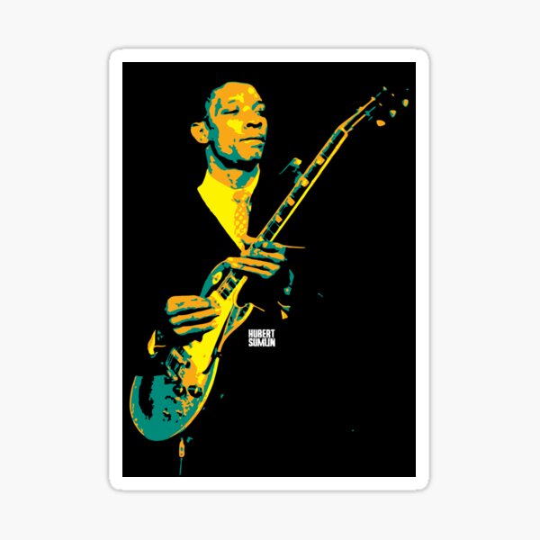 "Hubert Sumlin. Hubert Charles Sumlin. v3" Sticker for Sale by ...