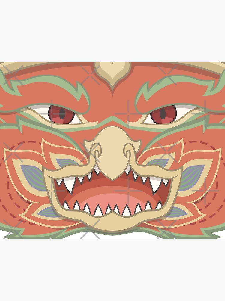 "Thai Garuda Face" Poster by The-BlackToteM | Redbubble