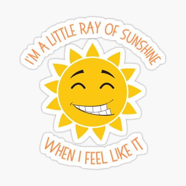 "Little Ray of Sunshine" Sticker for Sale by SMCHR | Redbubble