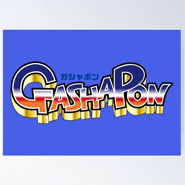 "Gashapon Logo" Poster for Sale by RubenCRM | Redbubble