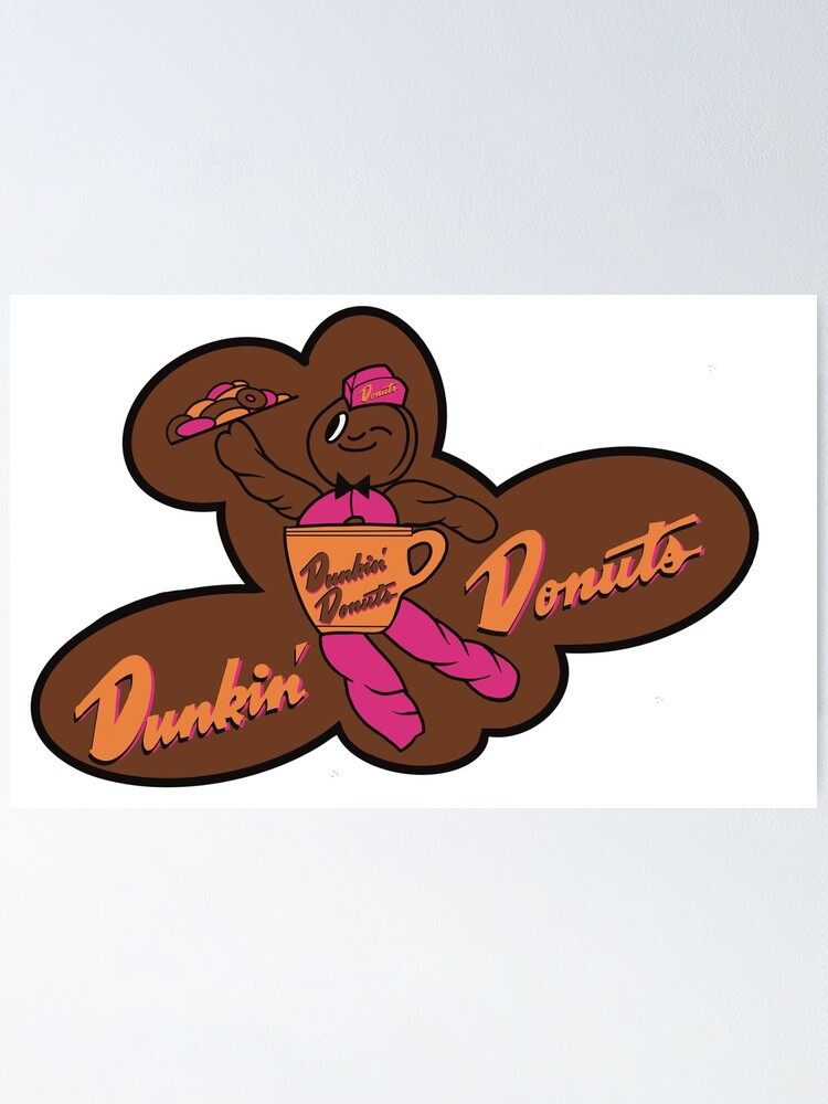 Póster «Vintage Dunkin Donuts Logo 1961» de thotbubble | Redbubble