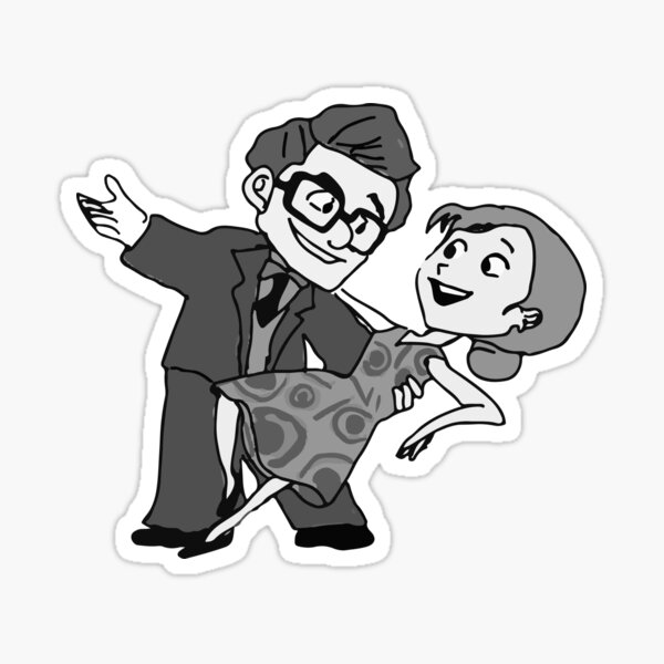 "Carl and Ellie" Sticker for Sale by BanBeauty | Redbubble