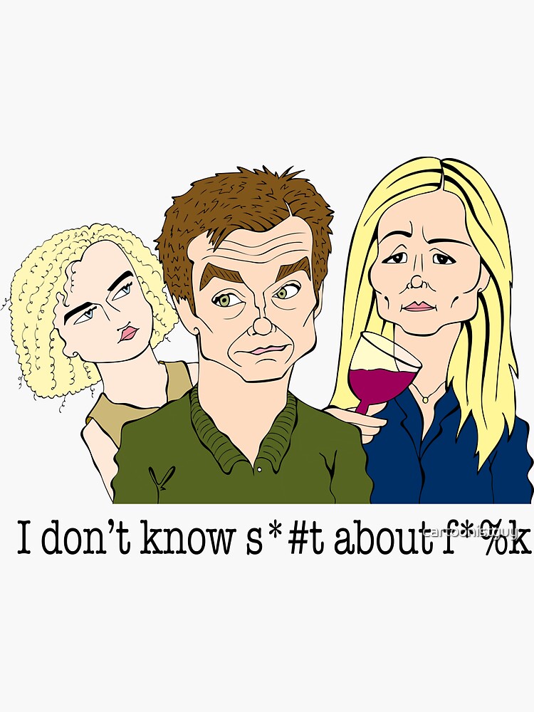 "Dark Comedy" Sticker by cartoonistguy | Redbubble