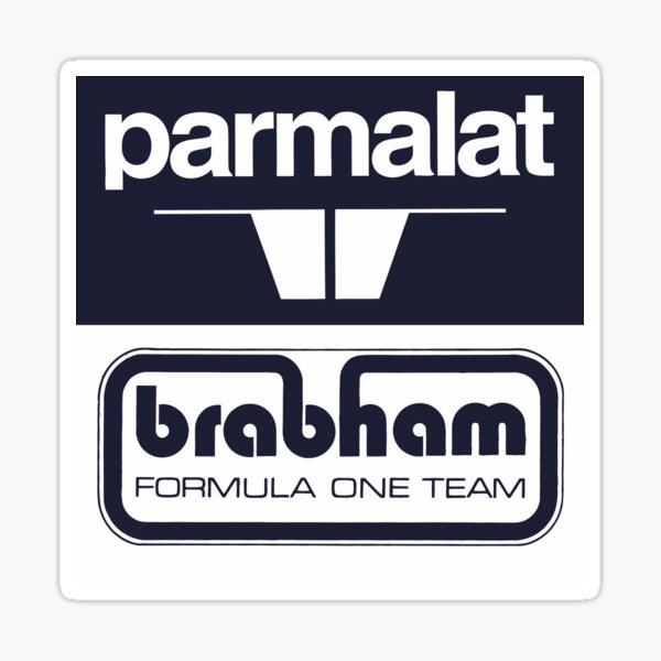 "Brabham Parmalat racing 1" Sticker for Sale by Speedbirddesign | Redbubble