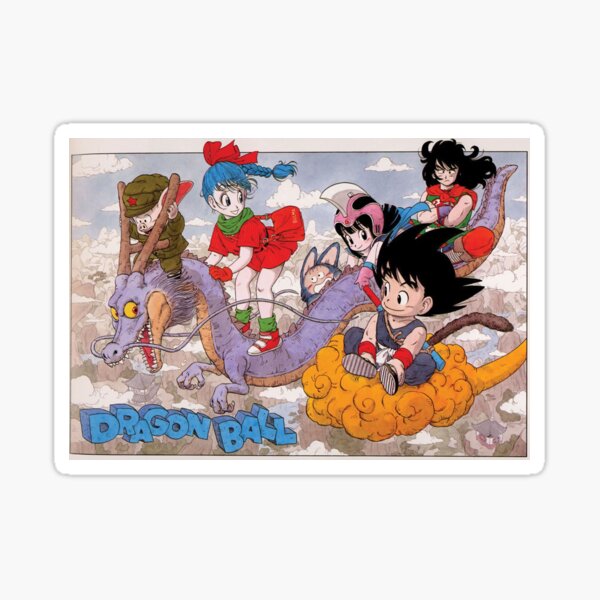 "DBZ Kid Goku and Friends" Sticker for Sale by CassidyCreates | Redbubble