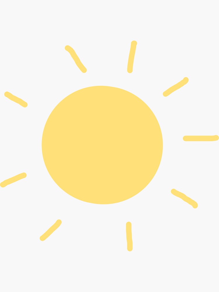"Cute sun aesthetic" Sticker for Sale by Lmlayla11 | Redbubble