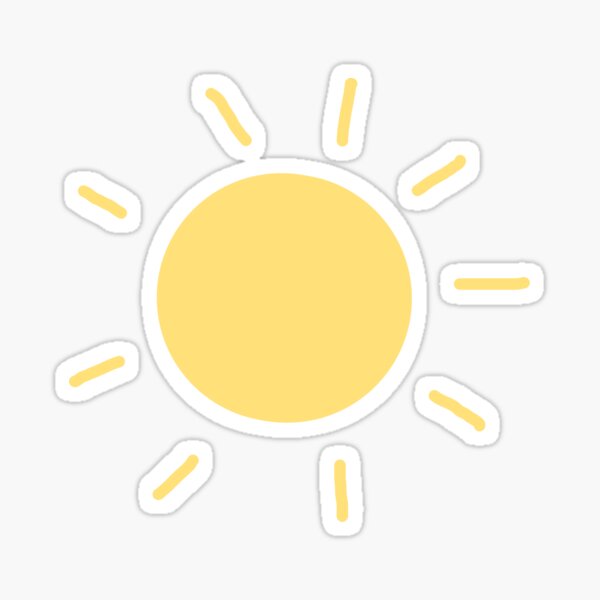 "Cute sun aesthetic" Sticker for Sale by Lmlayla11 | Redbubble
