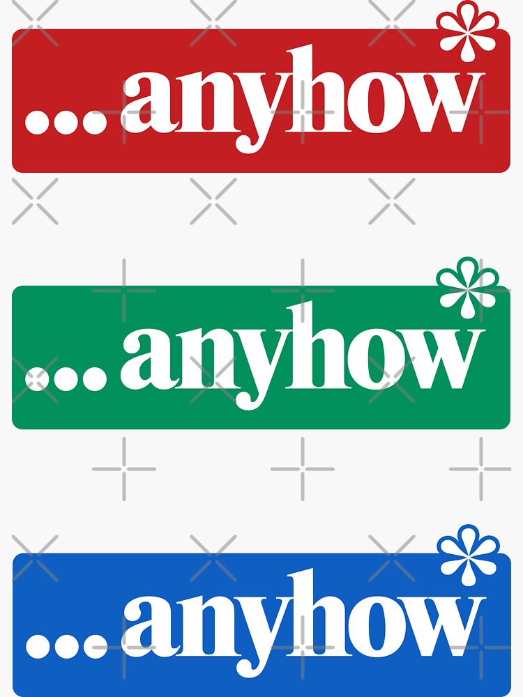 anyhow Winfield Shirt" Sticker for Sale by TheScrambler | Redbubble