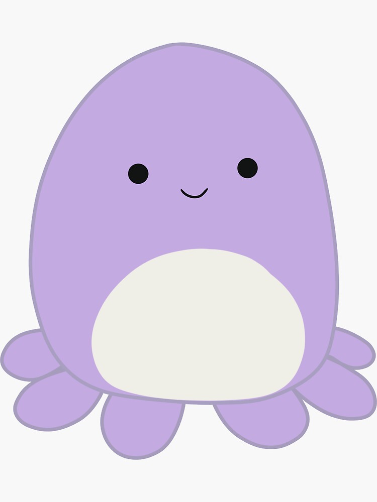 "violet the octopus squishmallow " Sticker for Sale by squishmallow ...