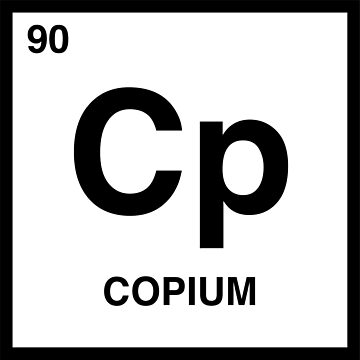 "Copium Chemical Element" Sticker for Sale by ThePatri | Redbubble