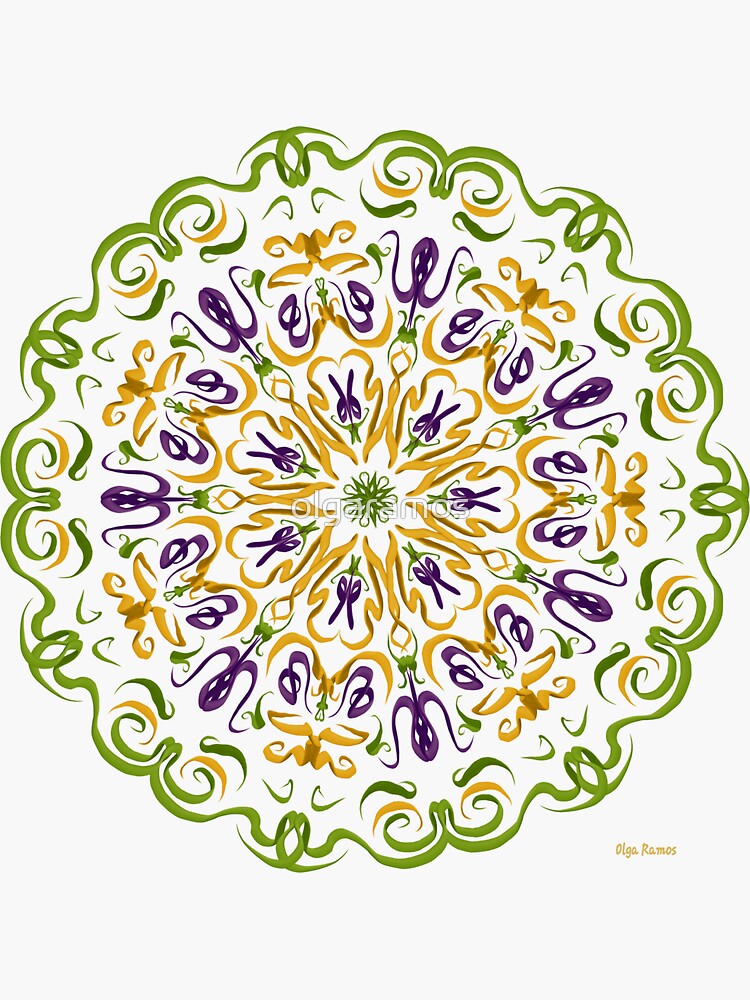 "Perfect Color Combination" Sticker by olgaramos | Redbubble