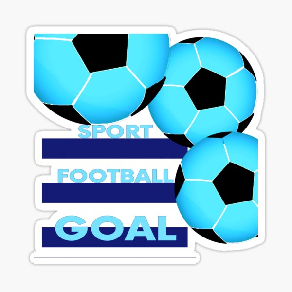 "Sport, Football, Goal." Sticker for Sale by Fashionstylepng | Redbubble