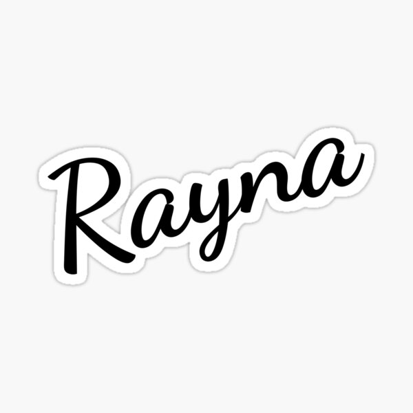 "Rayna" Sticker for Sale by ArtPop88 | Redbubble