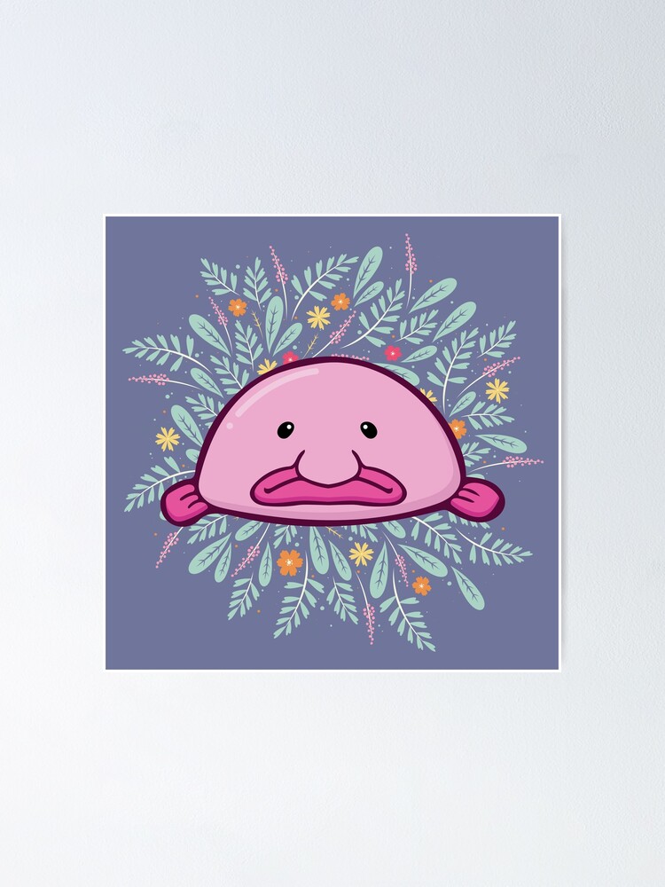 "Floral blobfish Pattern" Poster by Mohamedhadim | Redbubble