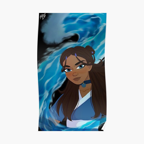 "Katara - Avatar the Last Airbender " Poster by martin3m | Redbubble