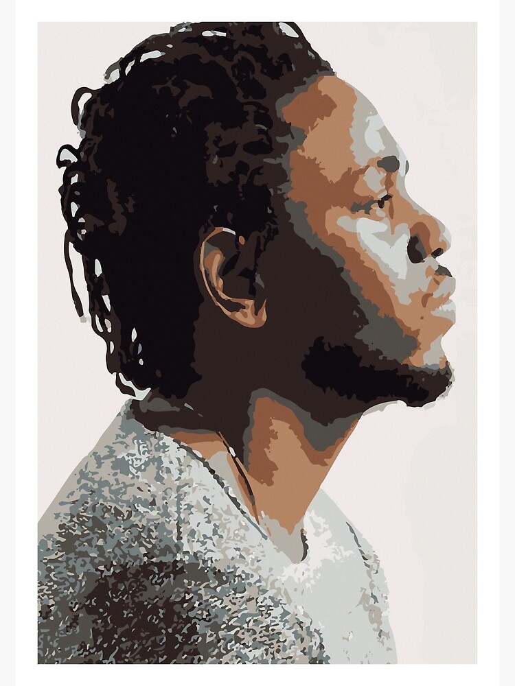 "KENDRICK LAMAR - PORTRAIT ILLUSTRATION " Art Print for Sale by cdoyne ...